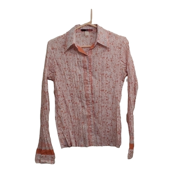 girls station | Tops | Girl Station Floral Button Down | Poshmark